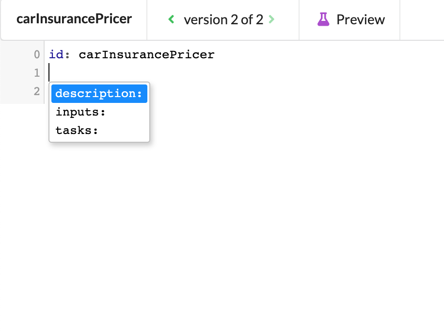 Create the first flow asset - theWrench