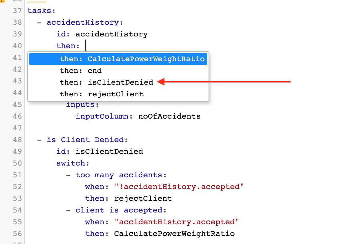 Create the first service tasks and test the flow - theWrench