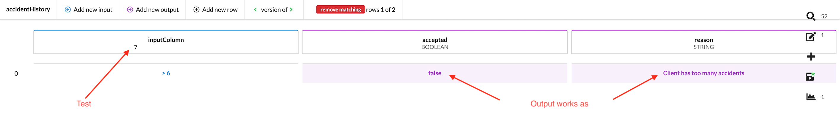 Create the first decision table and decision table task - theWrench