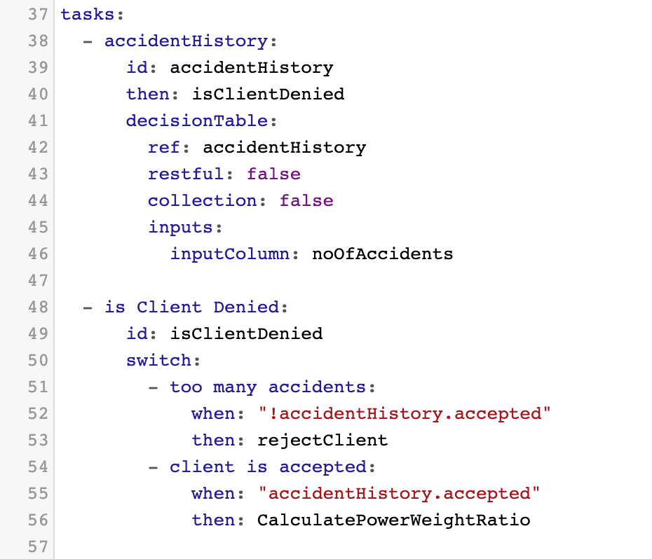 Create the first switch task - theWrench